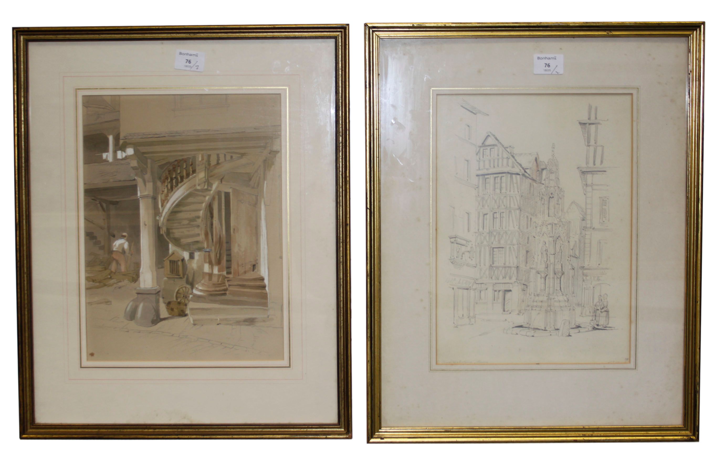 Bonhams : Allen Edward Everitt (British, 1824-1882) 'The Cross of St ...