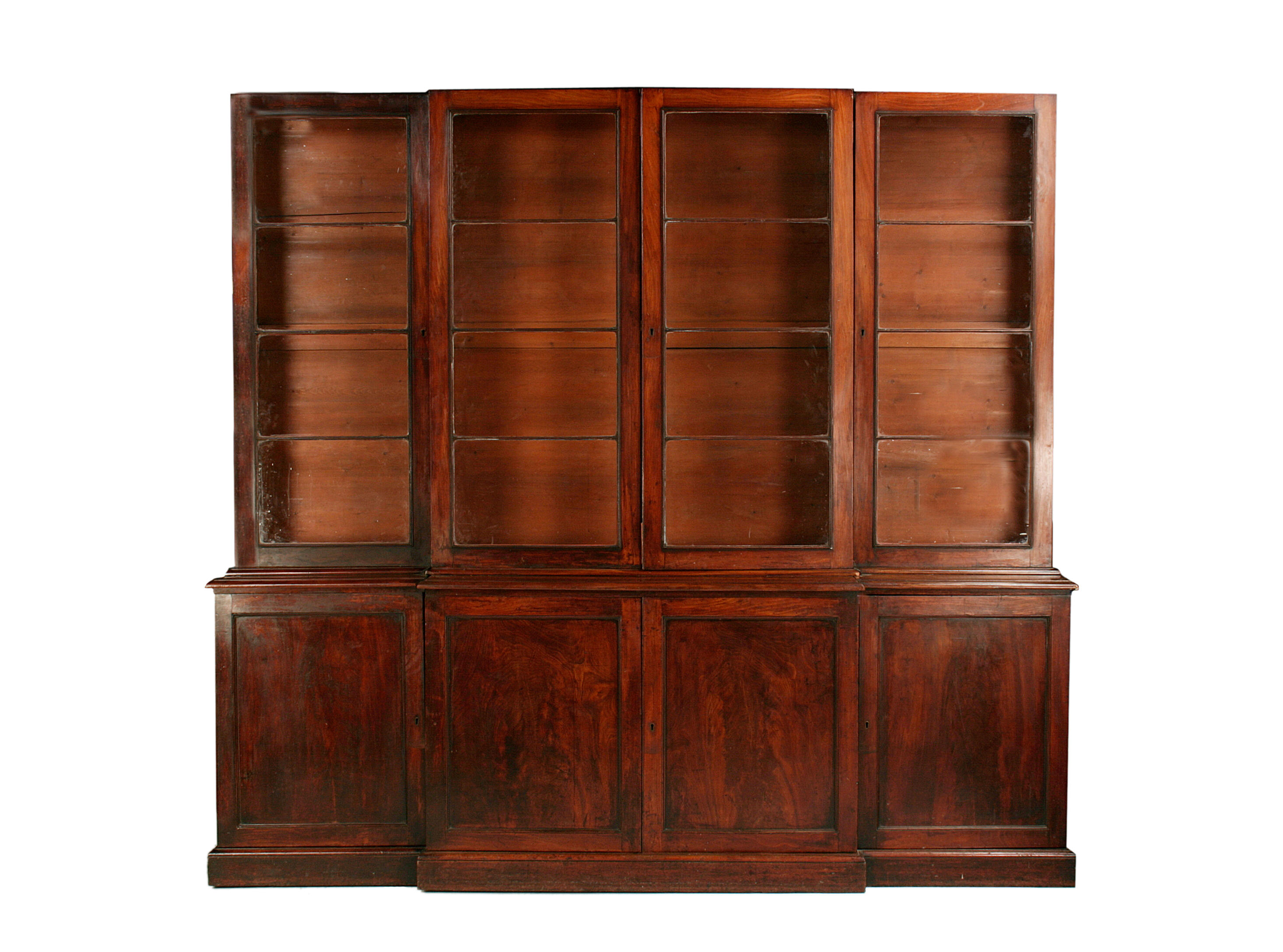 Bonhams A Regency Mahogany Breakfront Library Bookcase