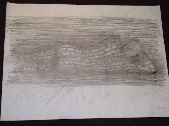 Bonhams : Finlay Cowan: a concept drawing for the CD release 'Is There ...