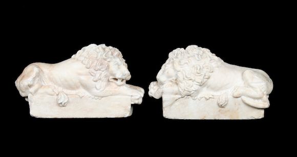 Bonhams : After Antonio Canova (Italian, 1757-1822) A pair of 19th ...