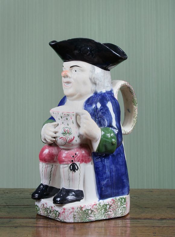 Bonhams : A Portobello type Toby jug, circa 1840