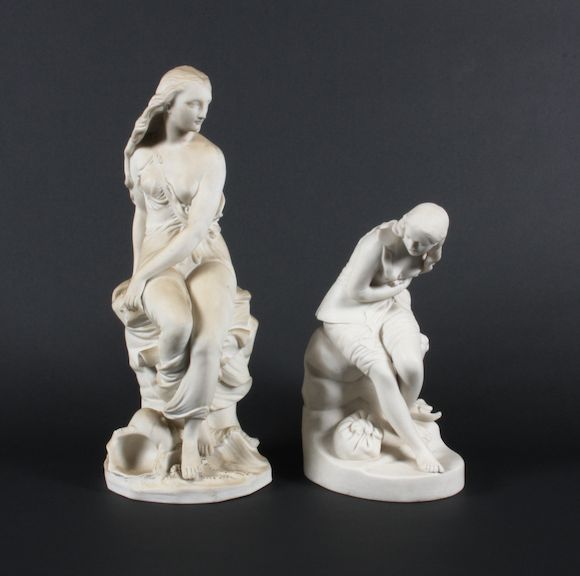 Bonhams : Two Minton parian figures 'Dorothea' and 'Miranda' Mid 19th ...