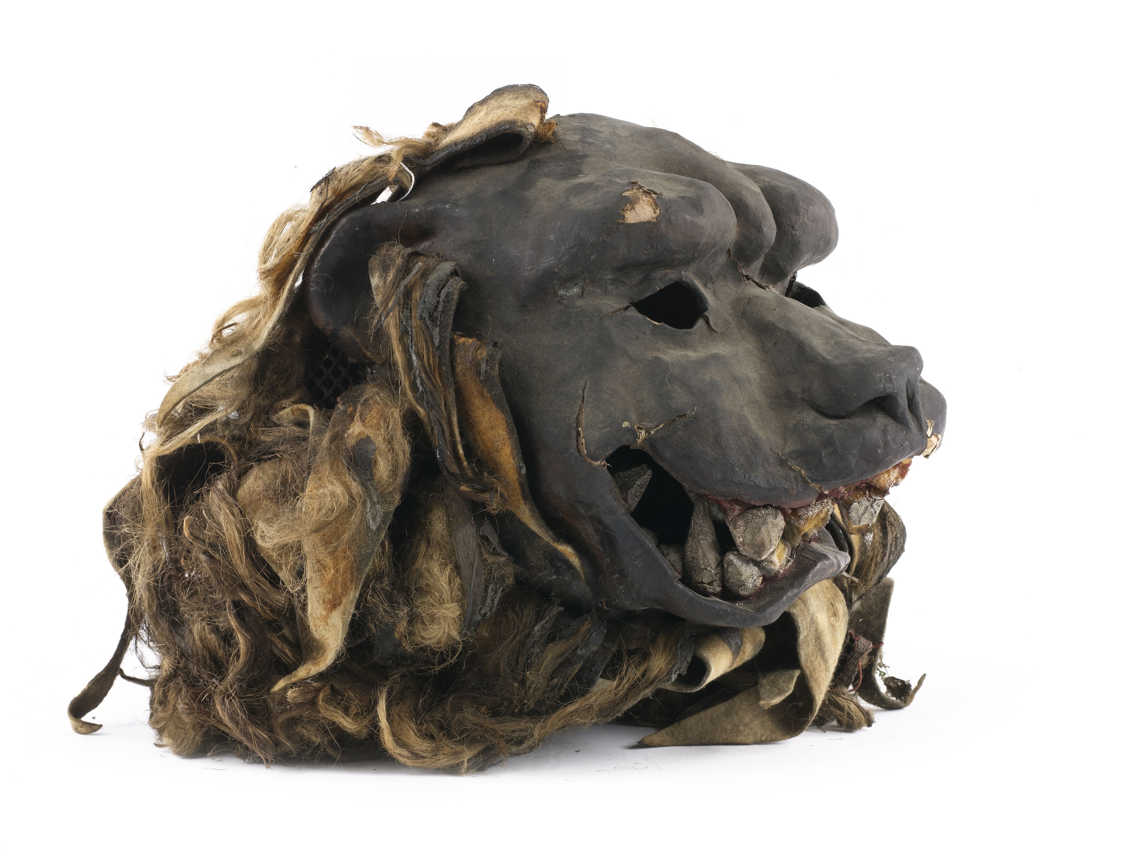 Bonhams : The Masque of Mandragora, September 1976 A Lion headpiece/ mask,