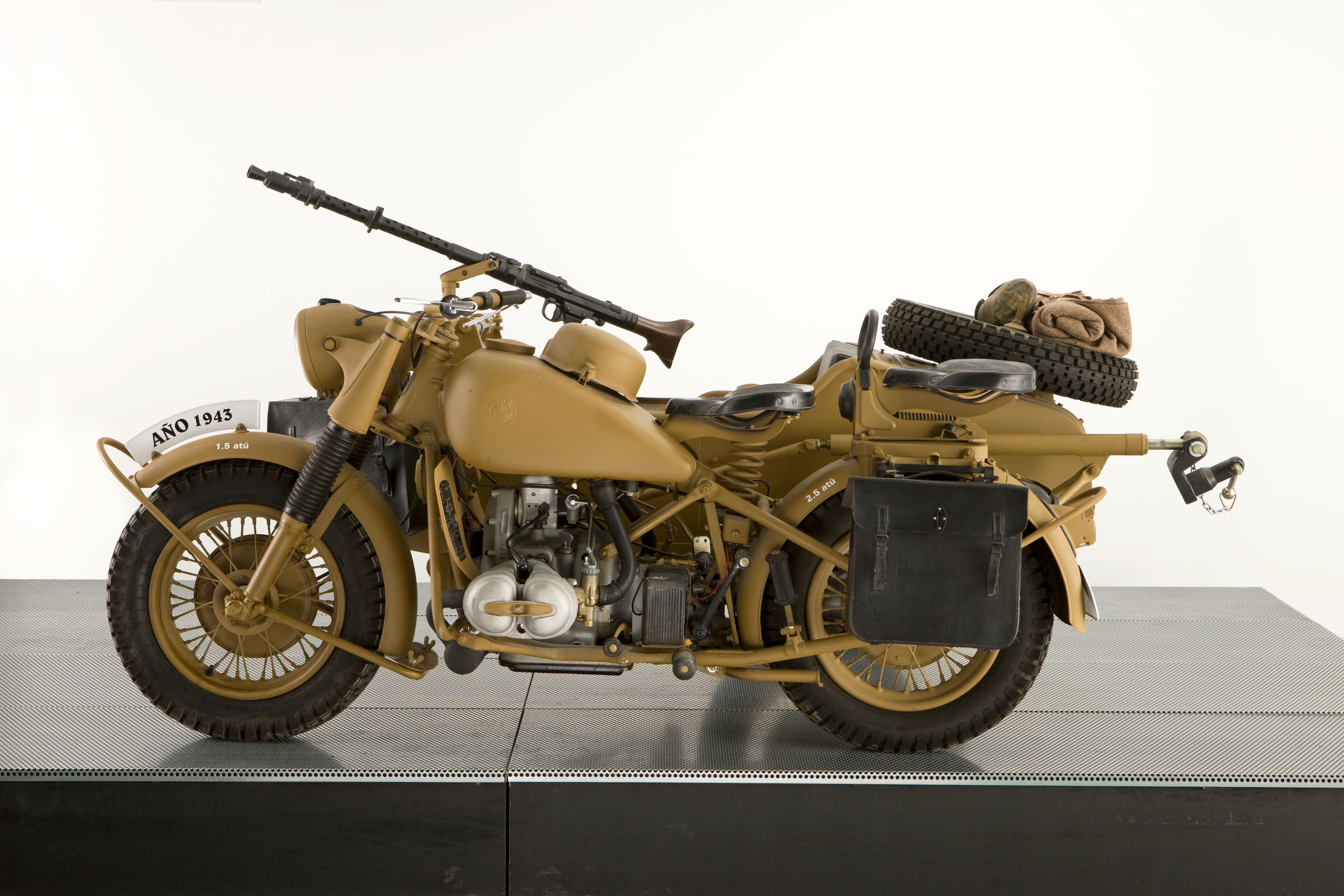 1943 BMW 750cc R75 Military Motorcycle Combination & Trailer Frame no ...