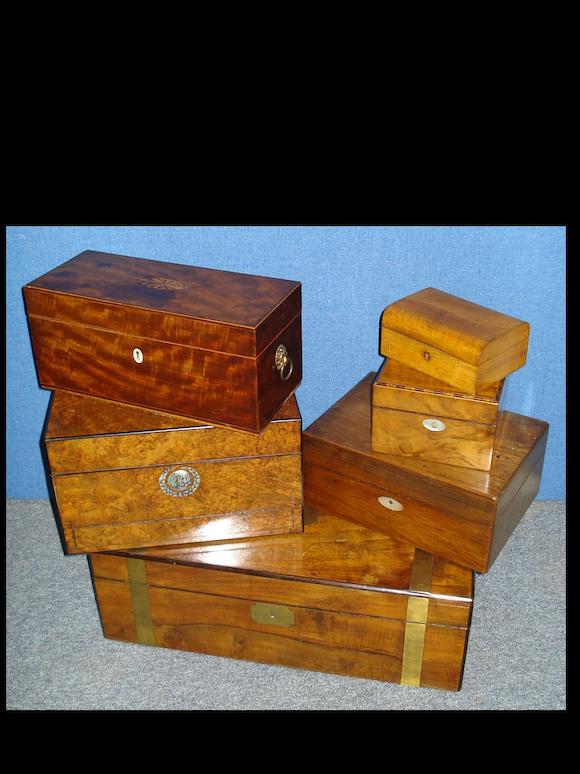 Bonhams A Collection Of Six Various Boxes6