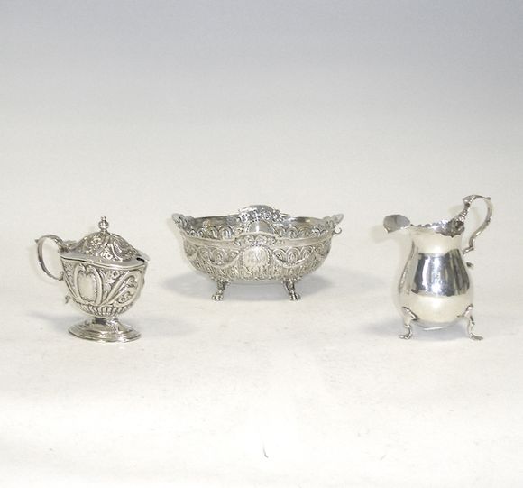 Bonhams : An Edwardian Britannia standard silver cream jug, by Maurice ...