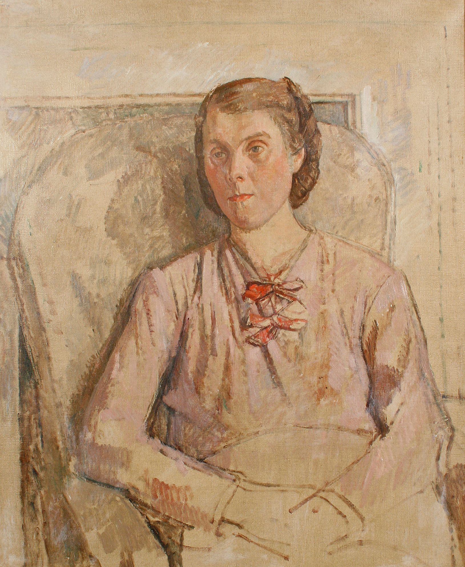 Bonhams : Percy Horton (British, 1897-1970) Miss Helen Binjon.