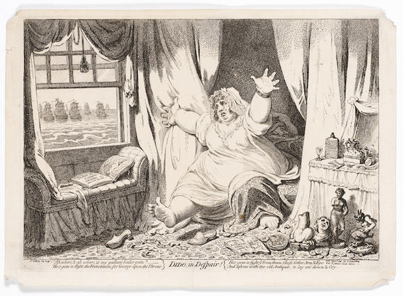 Bonhams Gillray James Dido In Despair
