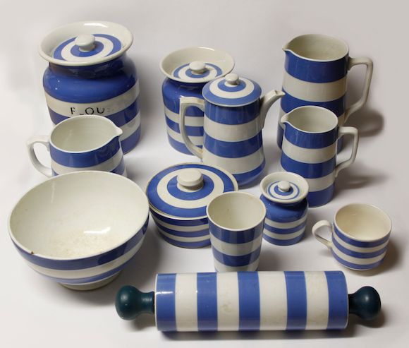 Bonhams : T & G Green "Cornish ware": Various un-named items,