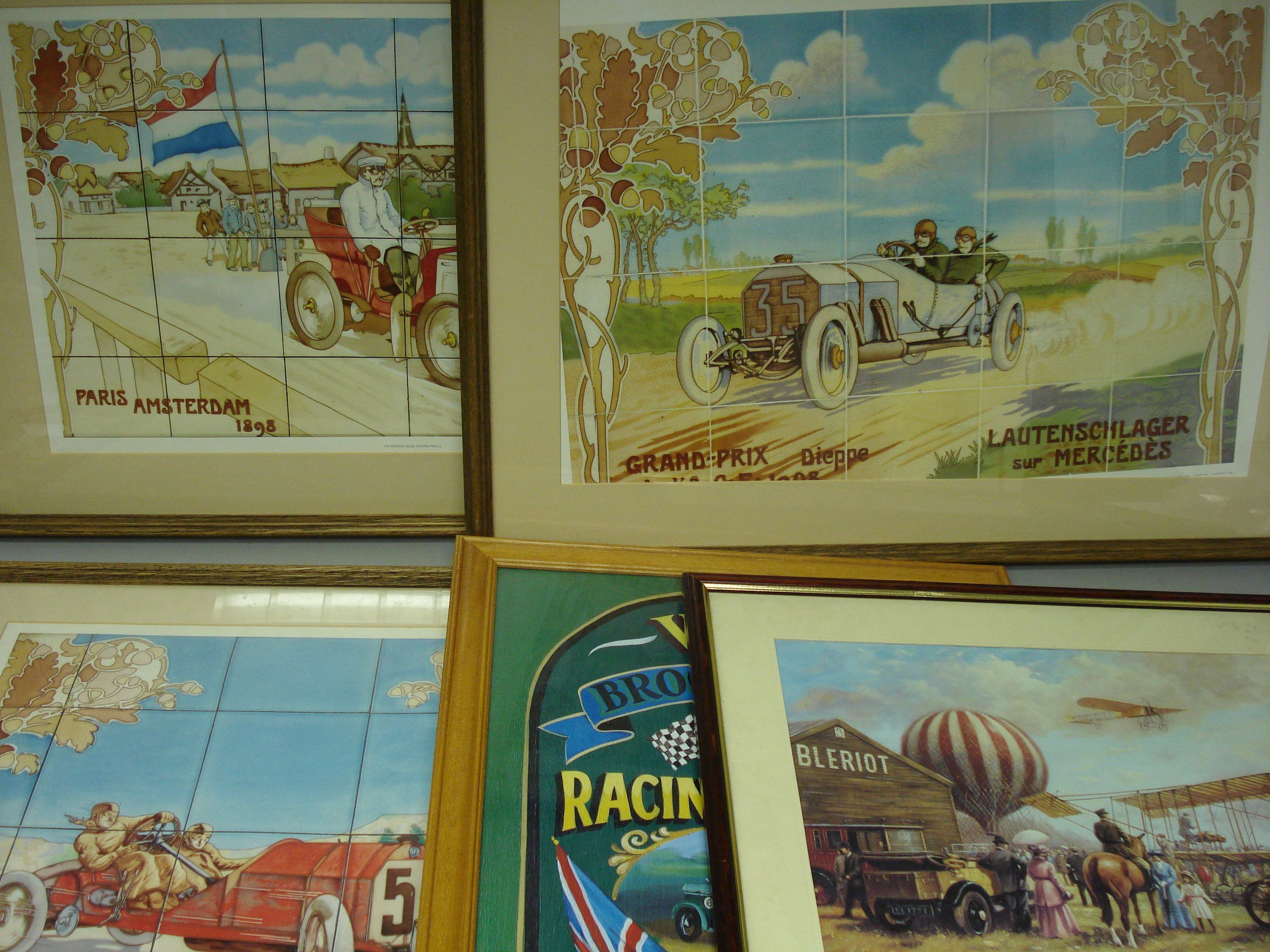 Bonhams Cars : Five motoring prints,