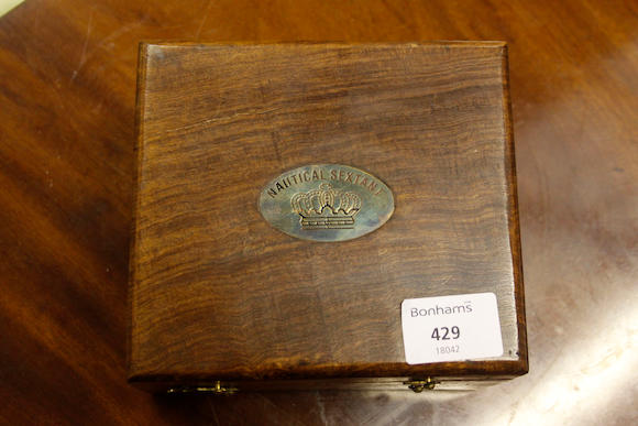 Bonhams A Marine 3½ Radial Sextant
