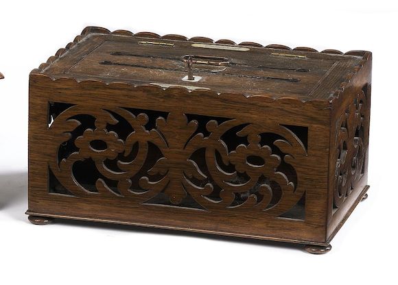 Bonhams : A birdcage-style rosewood letter box, English, early 19th ...