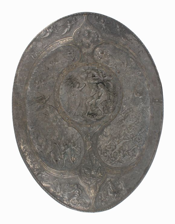 Bonhams : An Elkington & Co electrotype Milton Shield designed by Morel ...