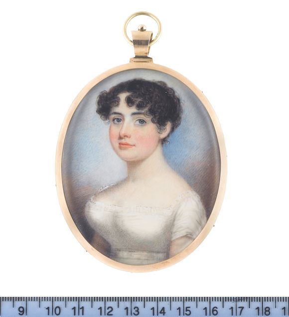 Bonhams : English School, circa 1810 A Lady, possibly Mary Anne Clarke ...