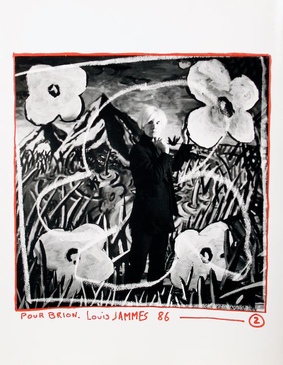 Bonhams : Louis Jammes (French, born 1958) Photograph of Andy Warhol, 1986