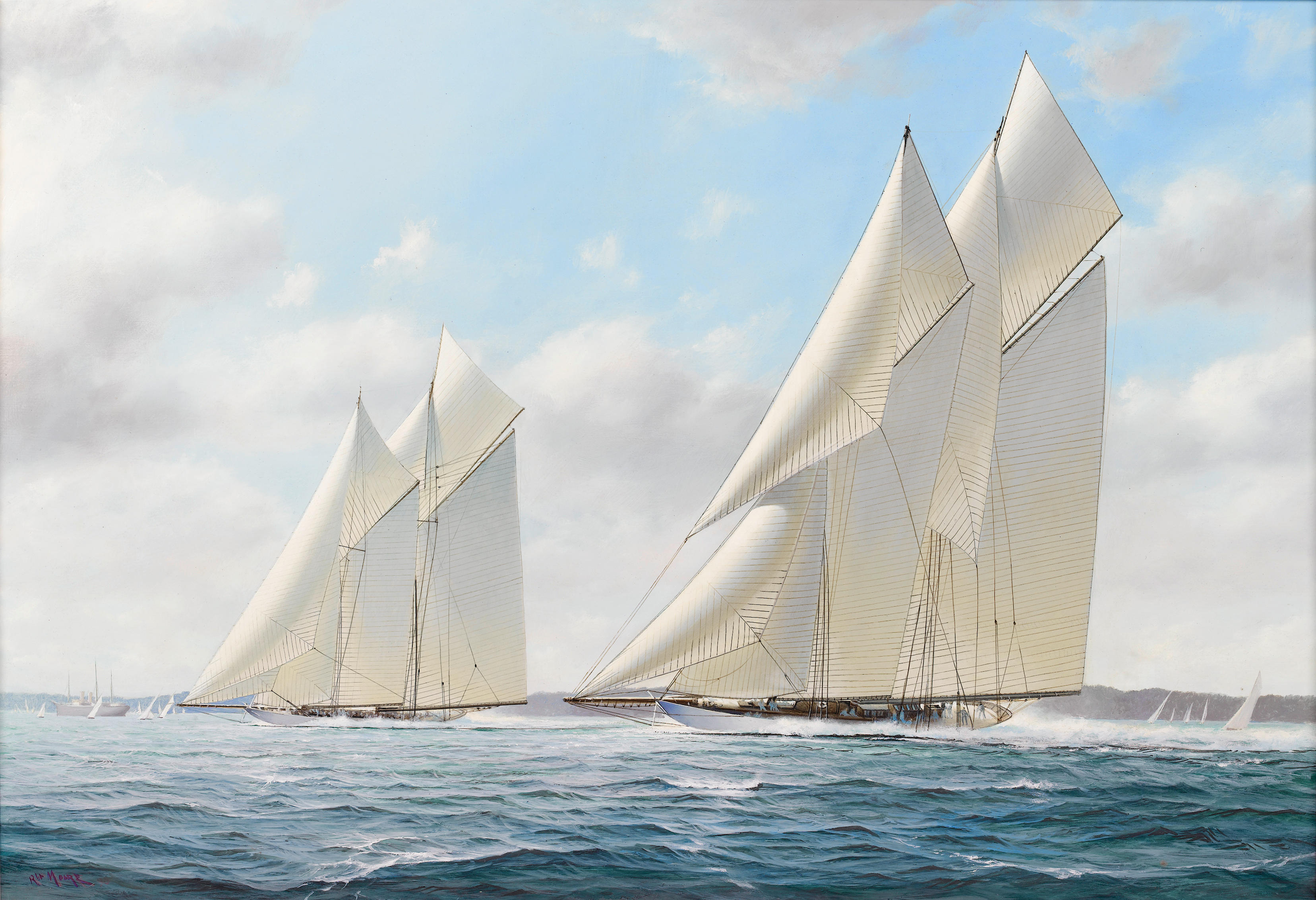 Bonhams : Robert Moore (British, born 1945) Germania racing Meteor III ...