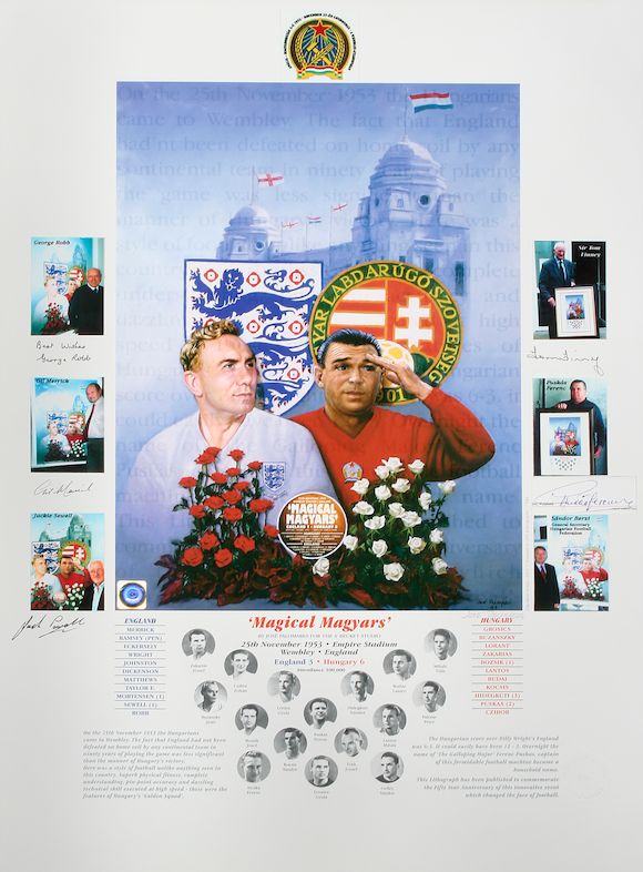 Bonhams : 'Magical Magyars' hand signed artists proof colour lithograph