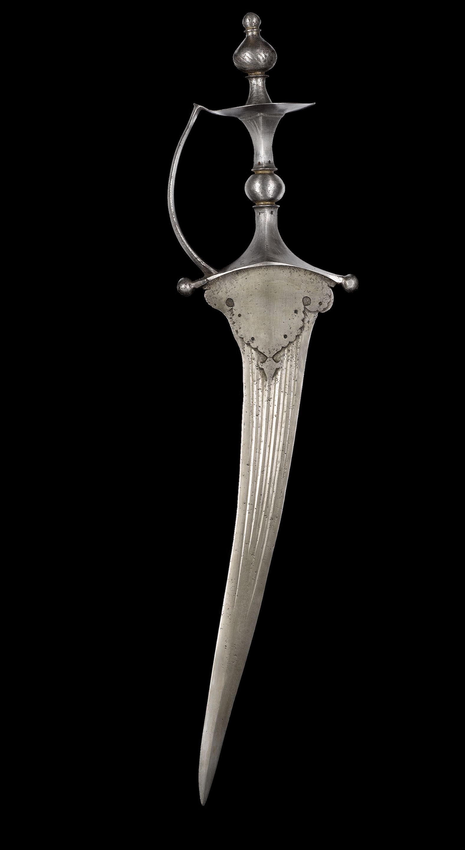 Bonhams : An all-steel Dagger (chilanum) India, 19th Century