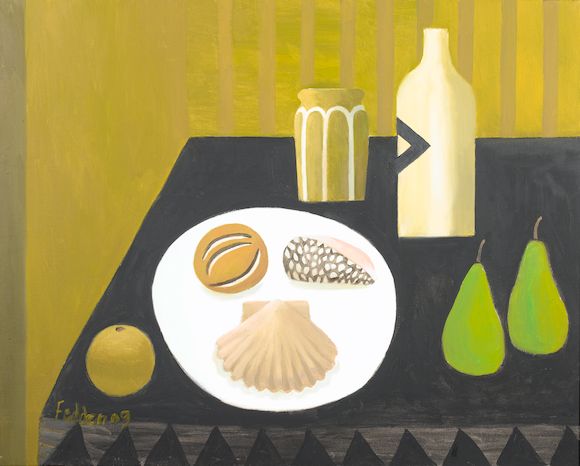 Bonhams : Mary Fedden R.A. (British, born 1915) Shells 61 x 76.3 cm ...