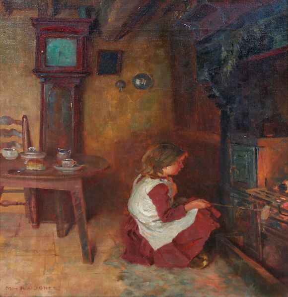 Bonhams : Maud Raphael Jones (British, active 1889-1900) Toasting the ...