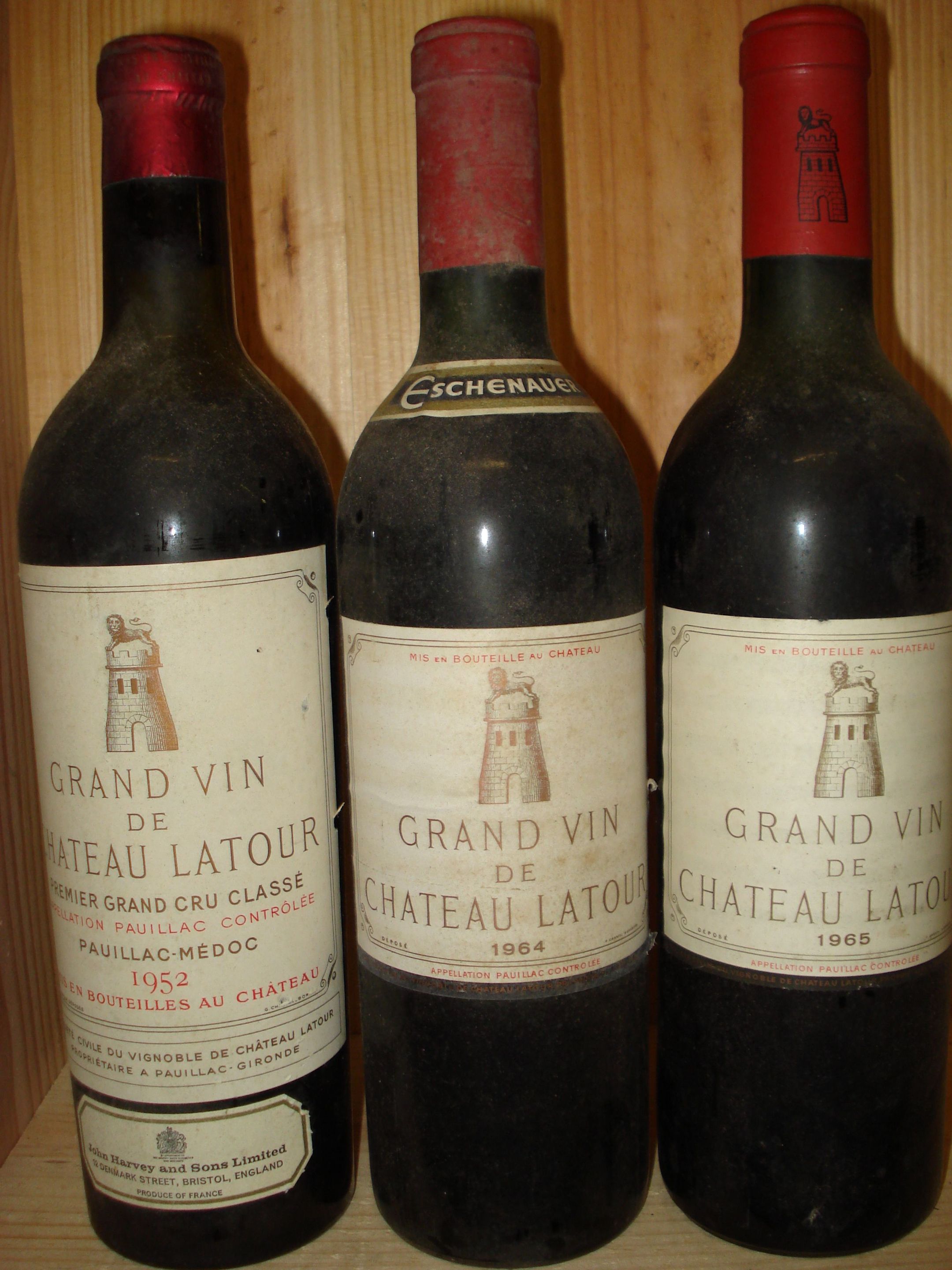 Bonhams : Chateau Latour 1952 (1) Chateau Latour 1964 (1) Chateau ...