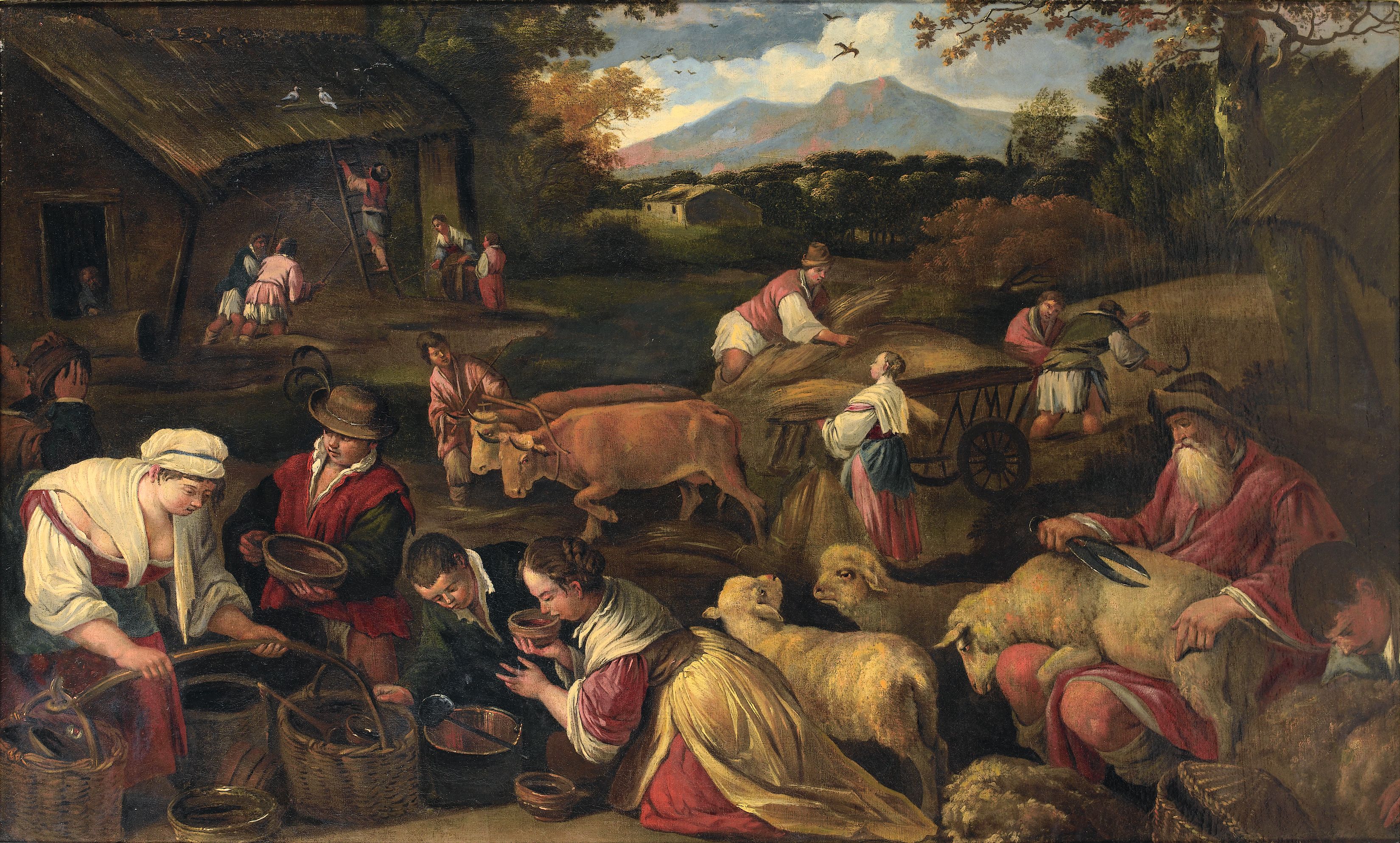 Bonhams : Studio of the Bassano Family, 17th Century An Allegory of Summer