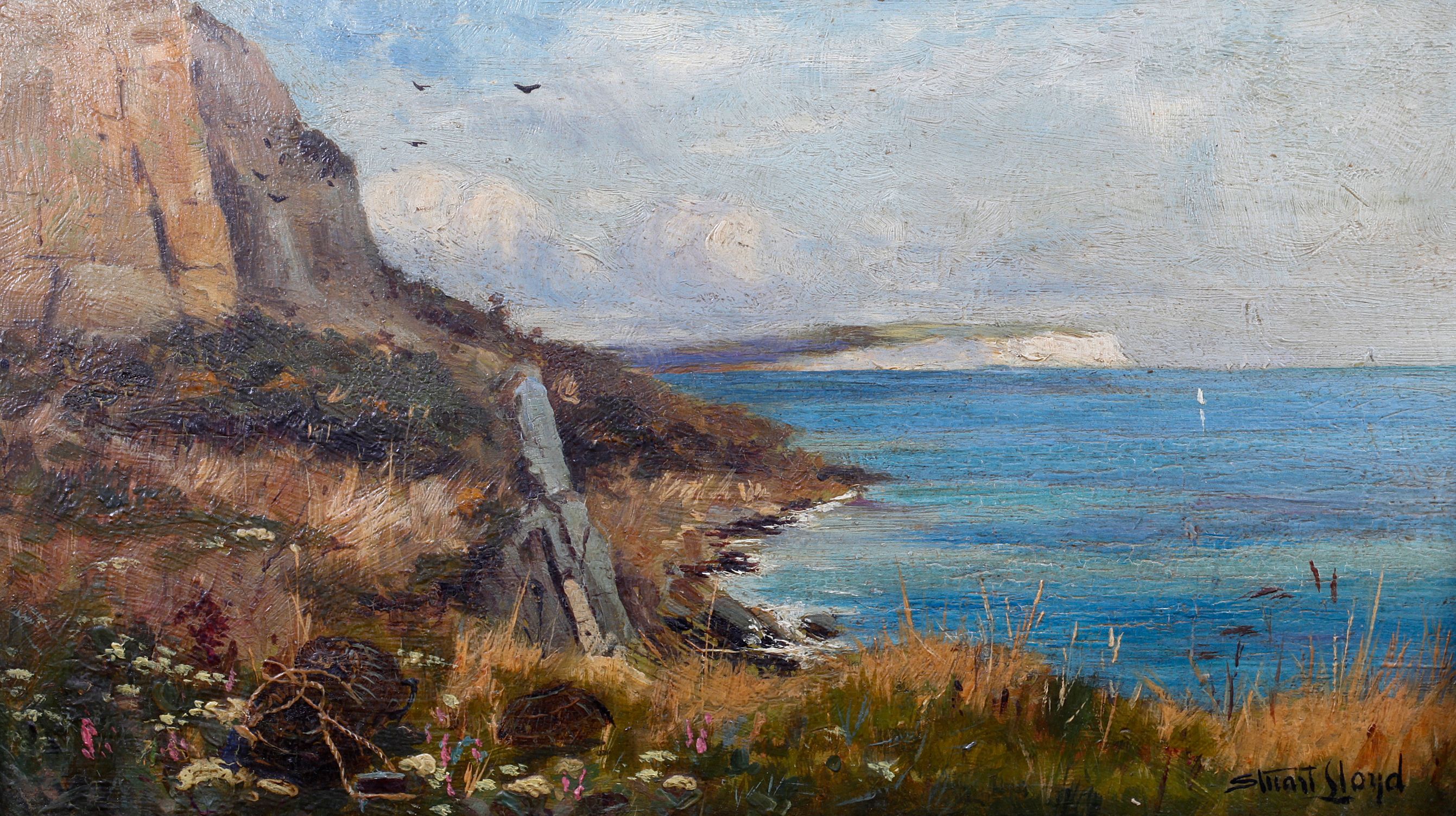 Bonhams : Walter Stuart Lloyd (British, active 1875-1929) Coastal scene
