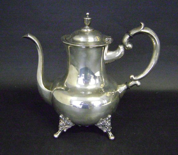 Bonhams : A Japanese metalware coffee pot Incuse stamped 'Sagara ...