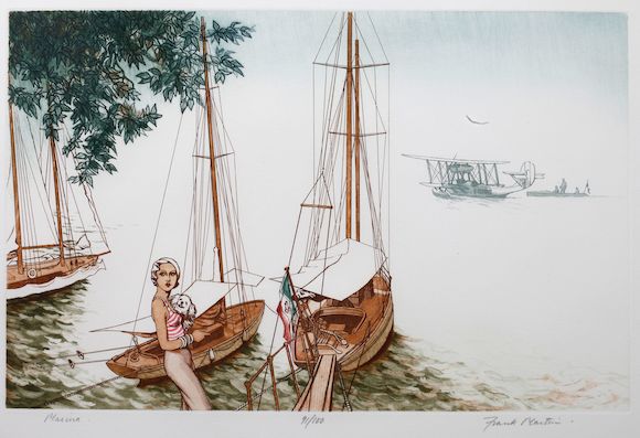 Bonhams : Frank Vernon Martin (British, 1921-2005) Marina signed ...