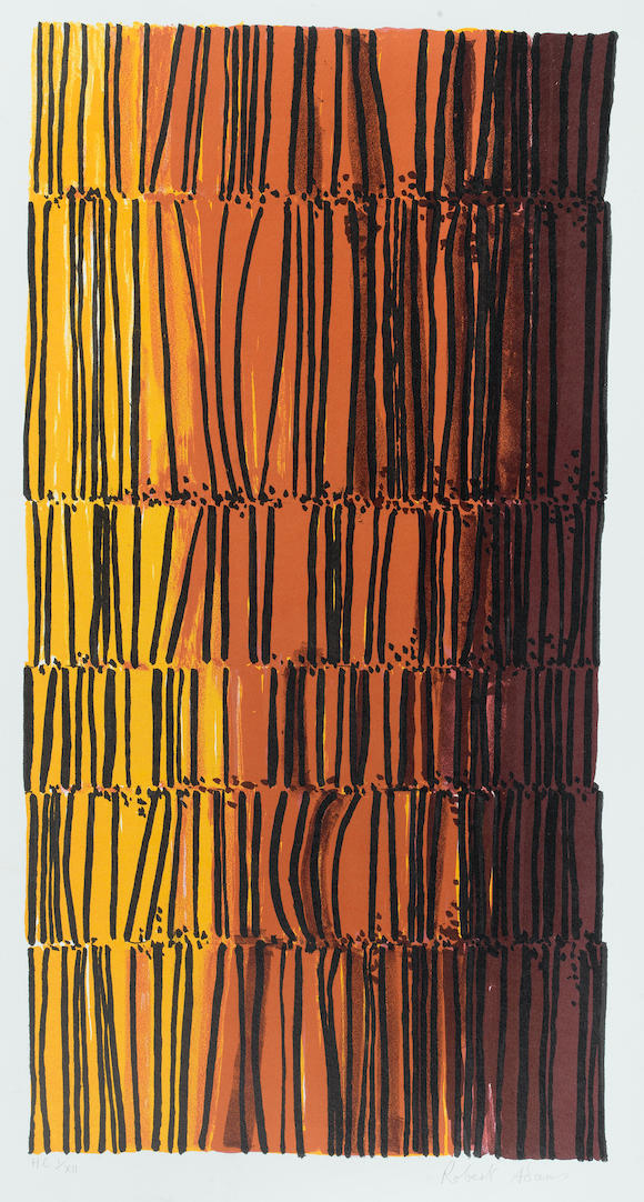 Bonhams Robert Adams British 1917 1984 Screen Form Lithograph