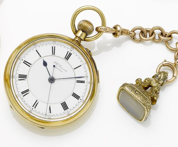 Bonhams : J.W.Benson. A late 19th century manual wind open faced pocket ...