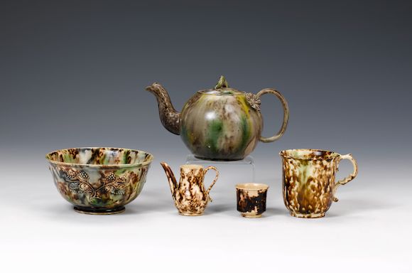 Bonhams : A Staffordshire lead-glazed earthenware small bowl circa 1750