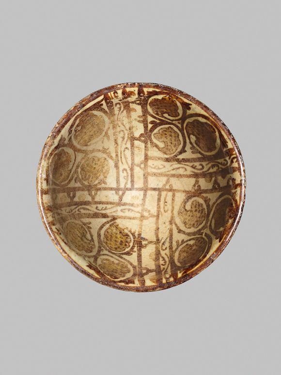 Bonhams : An Abbasid lustre pottery Bowl Mesopotamia, 9th Century