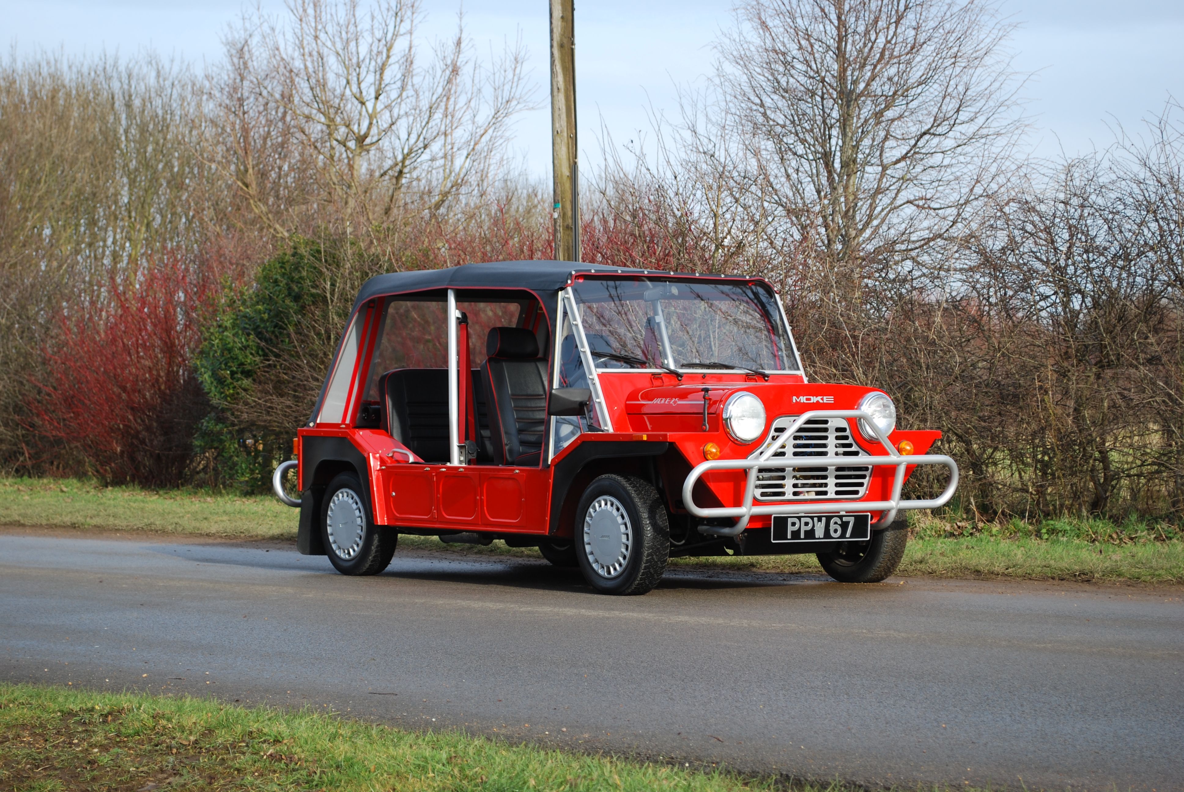 Bonhams Cars : 1,700 miles from new,1987 Mini Moke Chassis no ...