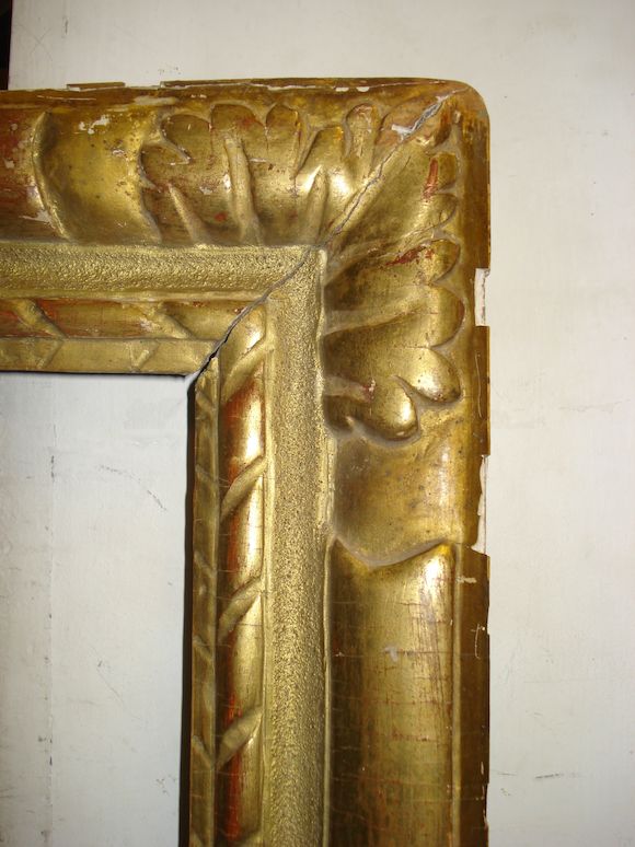 Bonhams : An English 18th Century carved and gilded Lely frame