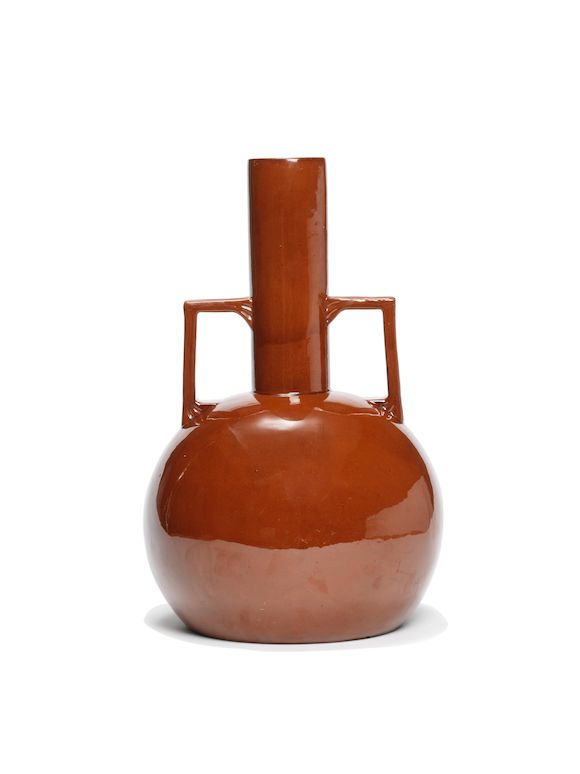 Bonhams : Christopher Dresser for Ault a large twin-handled vase, circa ...