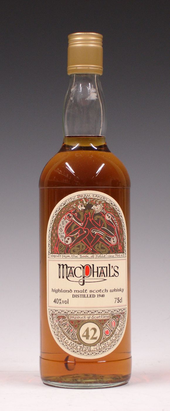 Bonhams : MacPhail's-42 year old-1940