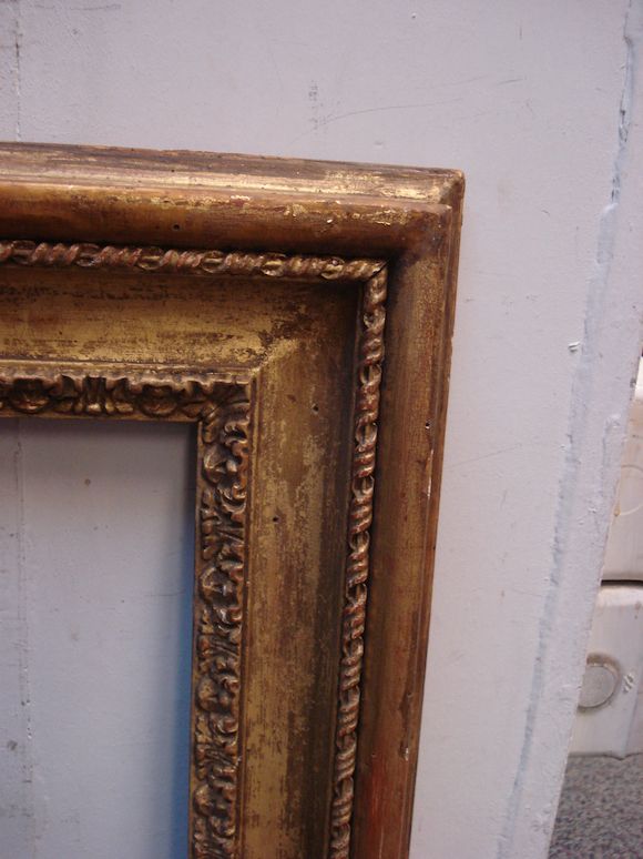 Bonhams : An English 20th Century carved and gilded Carlo Maratta style ...