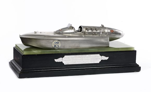Bonhams : The World Waterspeed commemorative silver trophy, presented ...