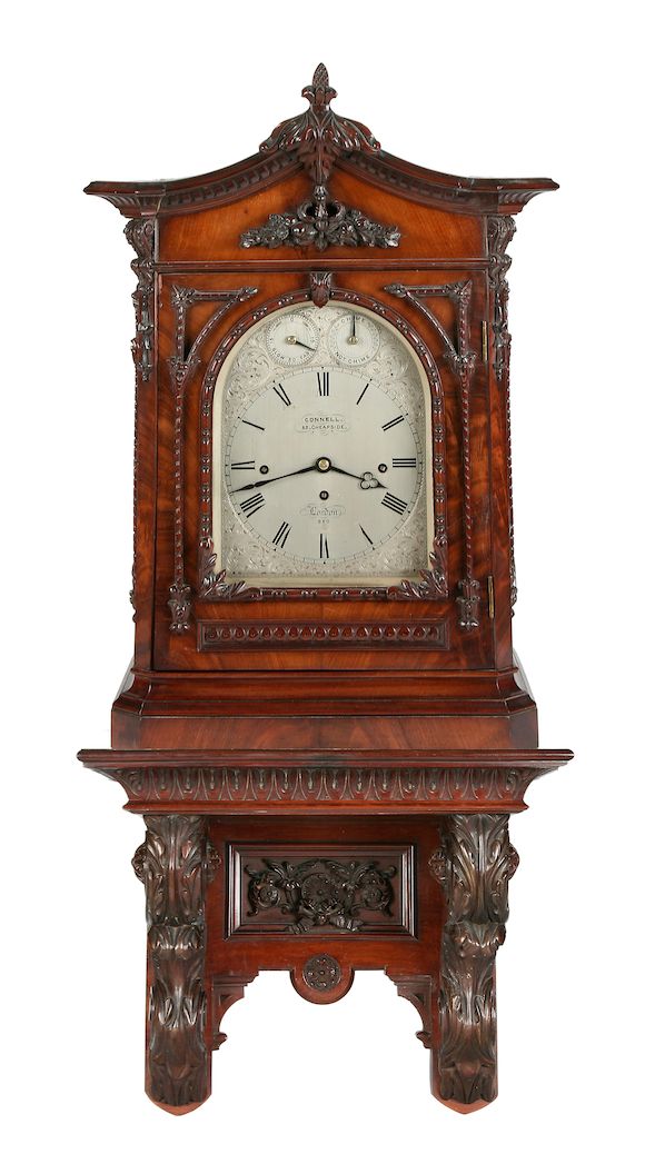 Bonhams : An imposing late 19th Century mahogany quarter-chiming ...
