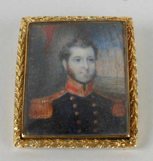 Bonhams : English School, circa 1820 An Officer, said to be of the ...