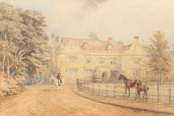 Bonhams : Thomas Baker of Leamington (British, 1809-1869) Coleshill Manor