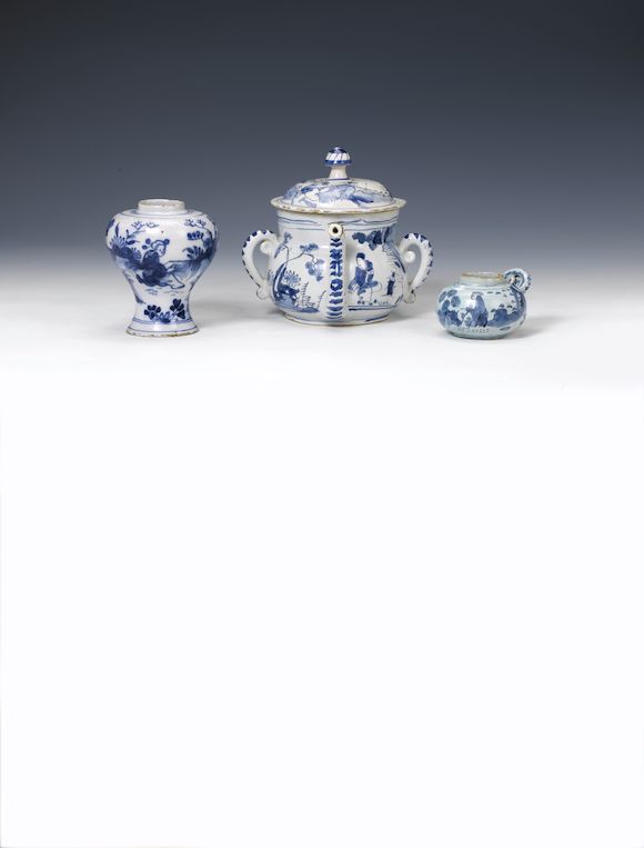 Bonhams : A rare English delftware vase circa 1700