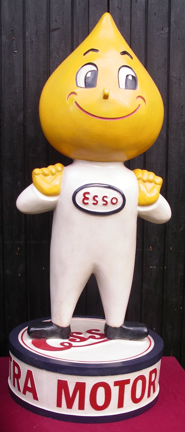 Bonhams Cars : An Esso man 'Mr. Drip' forecourt display figure,