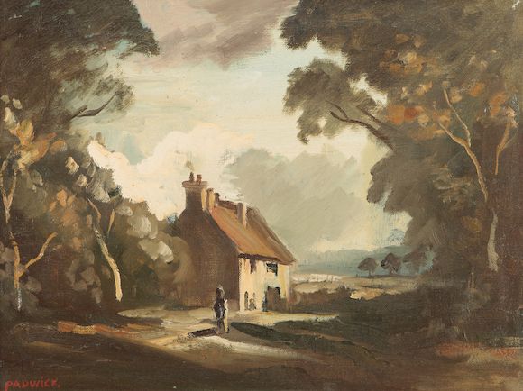 Bonhams : Philip Hugh Padwick (British, 1876-1958) Country cottage
