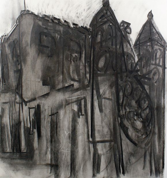 Bonhams : Dennis Creffield (British, born 1931) 'Saint Albans from the ...