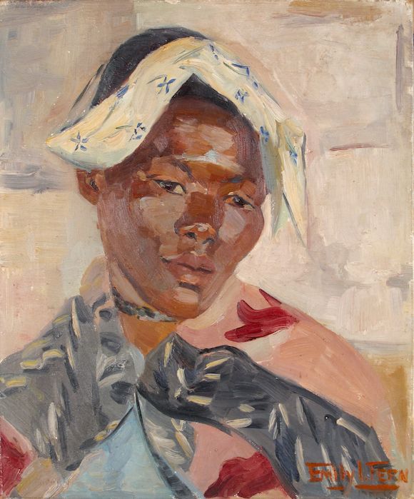 Bonhams : Emily I. Fern (South African, 1881-1953) Portrait of a lady