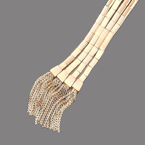 Bonhams : A fancy-link garter bracelet