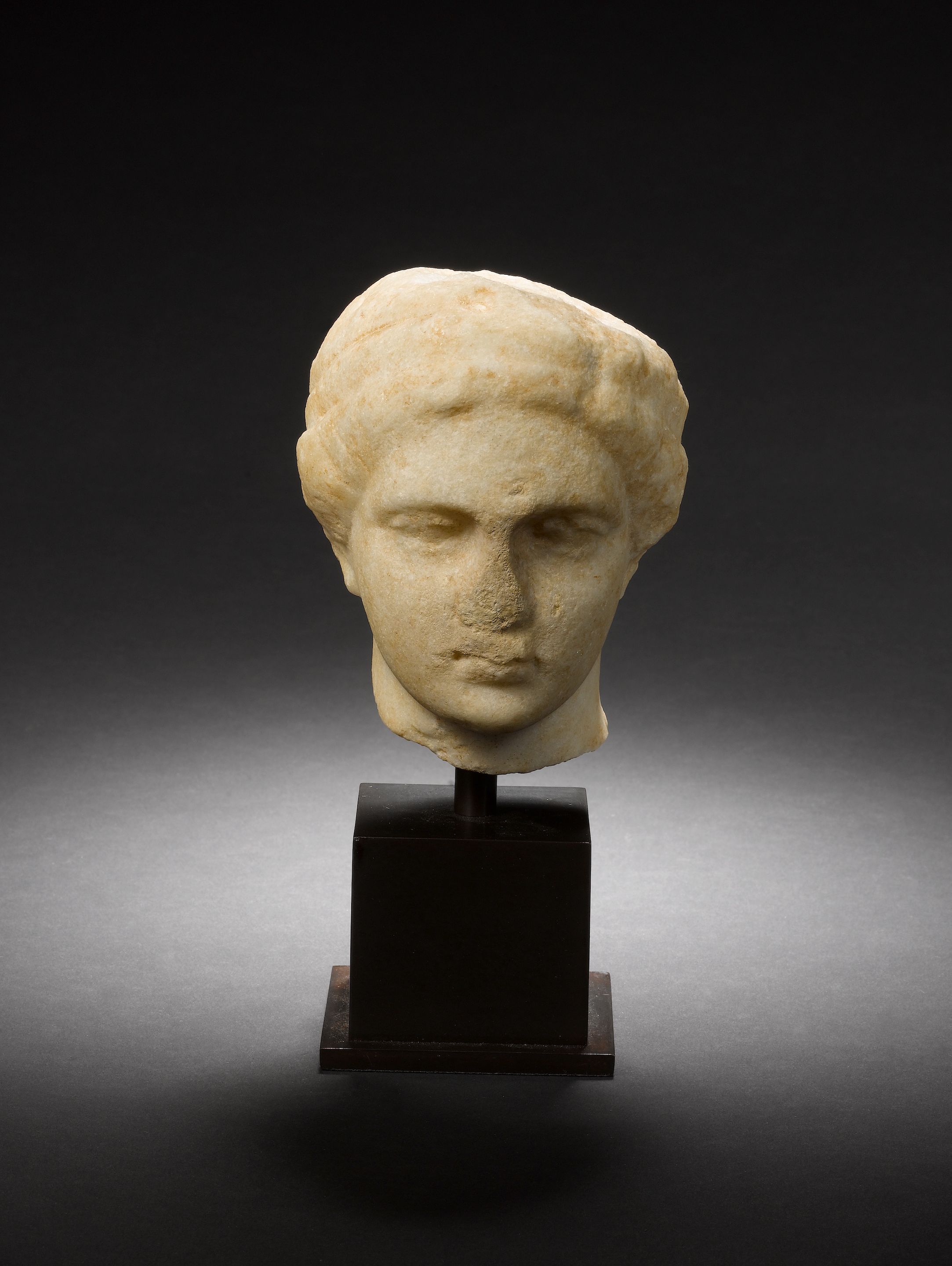 Bonhams : A Hellenistic marble female head