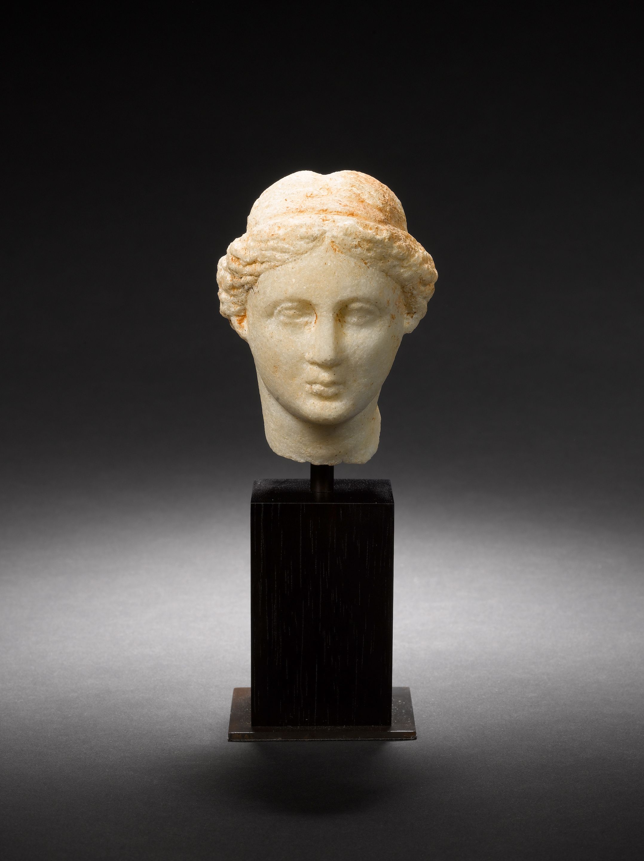 Bonhams : A Hellenistic marble female head